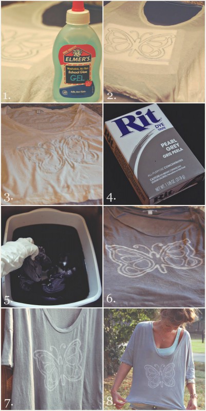 Easy DIY Watermark T-Shirt / DIY Craft Universe