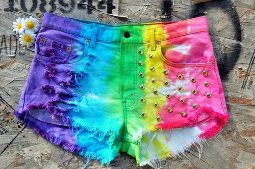 Diy Shorts Dye