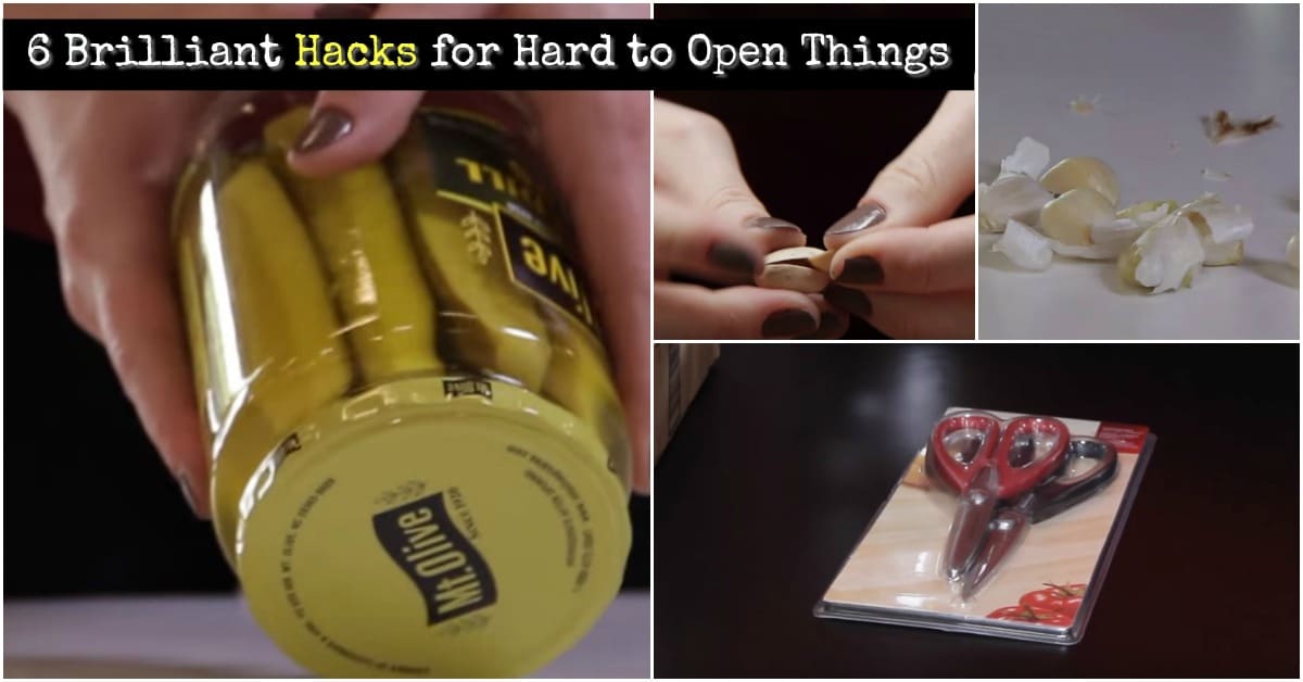 6 Brilliant Hacks For Hard To Open Things Diy And Crafts