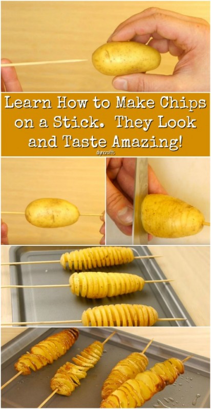 Learn How to Make Chips on a Stick. They Look and Taste Amazing! / DIY ...