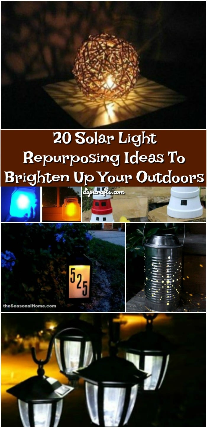 20 Solar Light Repurposing Ideas To Brighten Up Your Outdoors - DIY ...