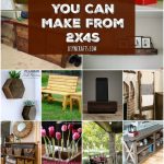 50 DIY Home Decor And Furniture Projects You Can Make From 2X4s - DIY ...