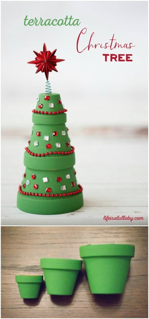 20 DIY Clay Pot Christmas Decorations That Add Charm To Your Holiday ...