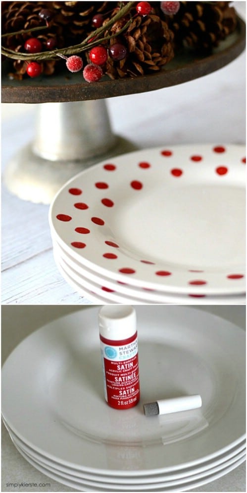 25 DIY Decorative Plates That Give Your Dishes A Hand Painted Look ...