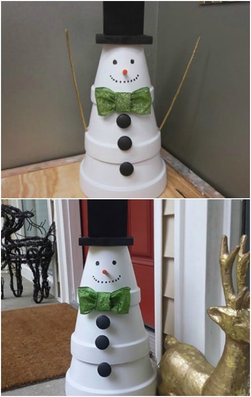 20 DIY Clay Pot Christmas Decorations That Add Charm To Your Holiday ...