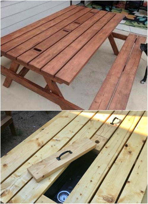 18 Rustic DIY Picnic Tables for an Entertaining Summer {Free Plans ...
