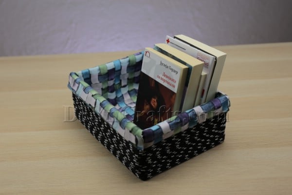 How to Upcycle a Cardboard Box Into a Gorgeous Storage Basket - DIY ...