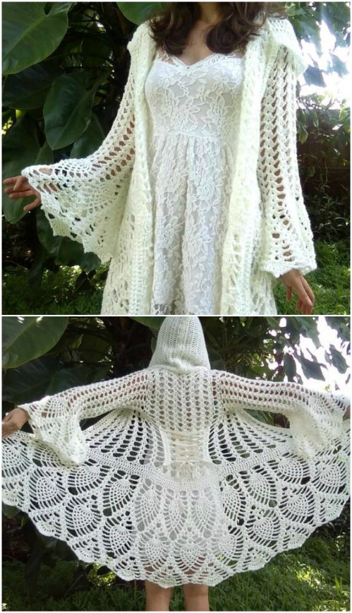 40 Crochet Jacket, Sweater and Cardigan Patterns For All Seasons - DIY ...